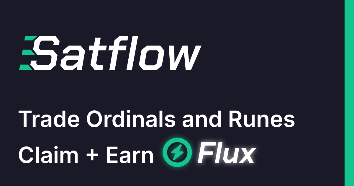 Flux Rewards | Satflow